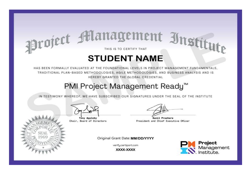 Project Management Training & Certification Program